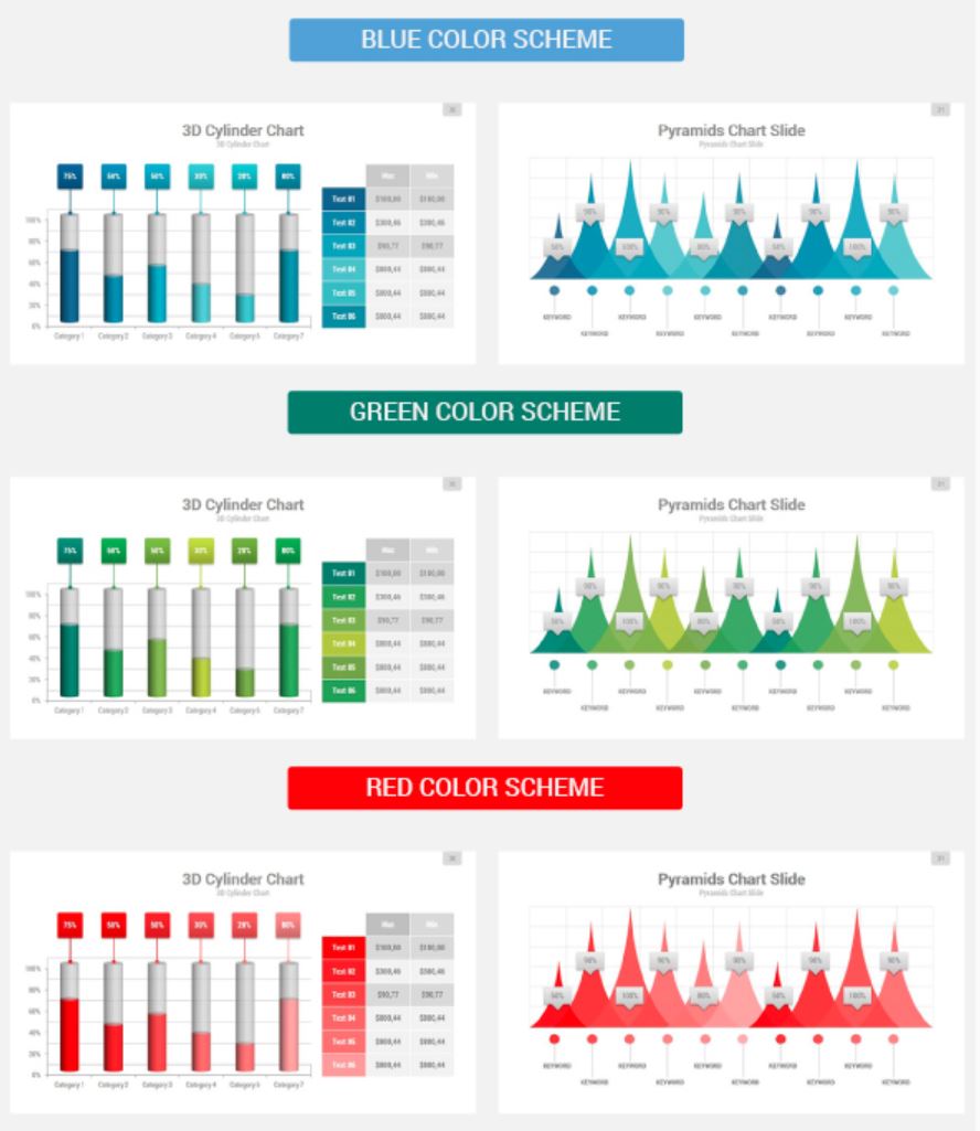 Sample Charts Colors Archives | Top Five